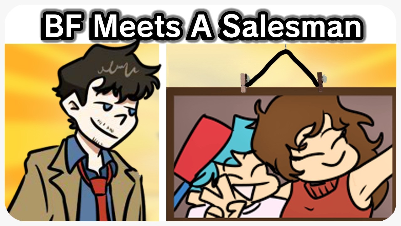 Friday Night Funkin' - Door Salesman FULL WEEK + Cutscenes (FNF Mod ...