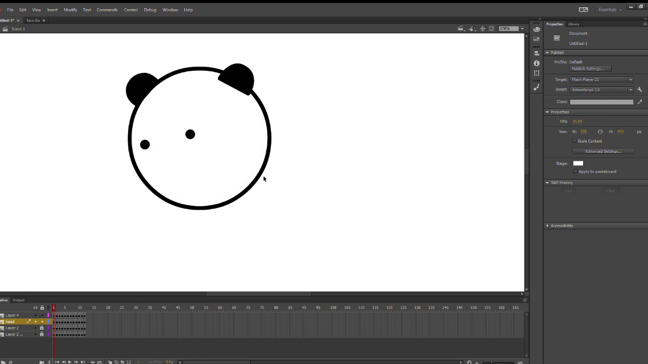 CMT222 2d Animation - Assignment8 - Turn Face - YouTube