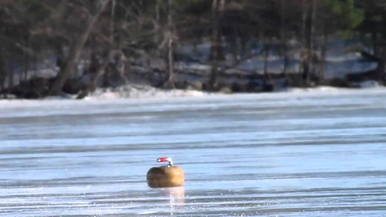 wooden curling stone - YouTube