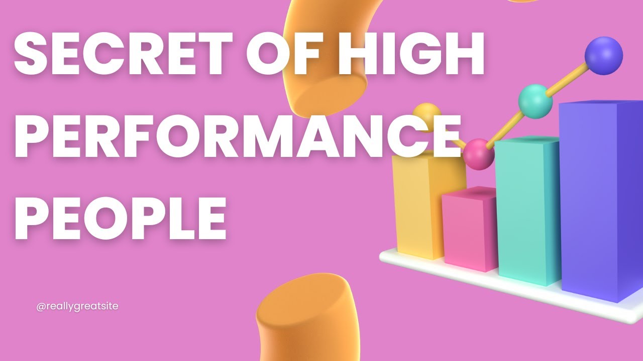 Secret of High Performance People | I Wish I Knew This Earlier - YouTube
