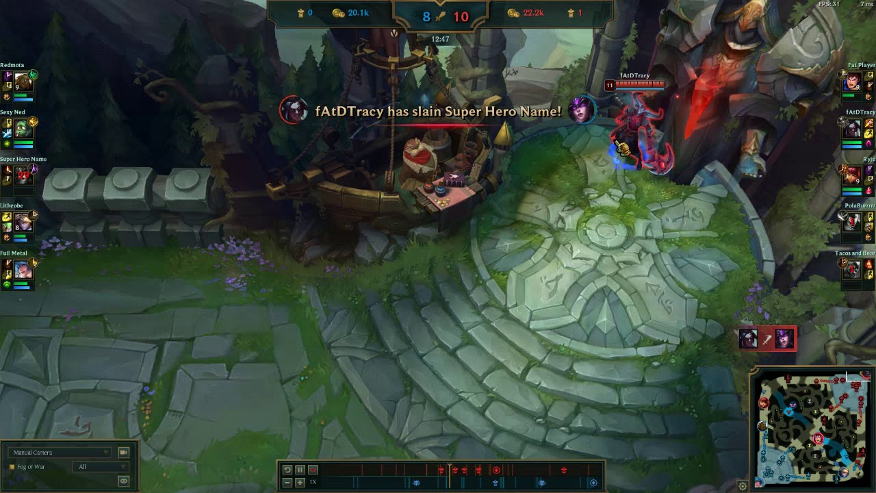 League of legends hacker Kayne hits whole enemy team across the map ...
