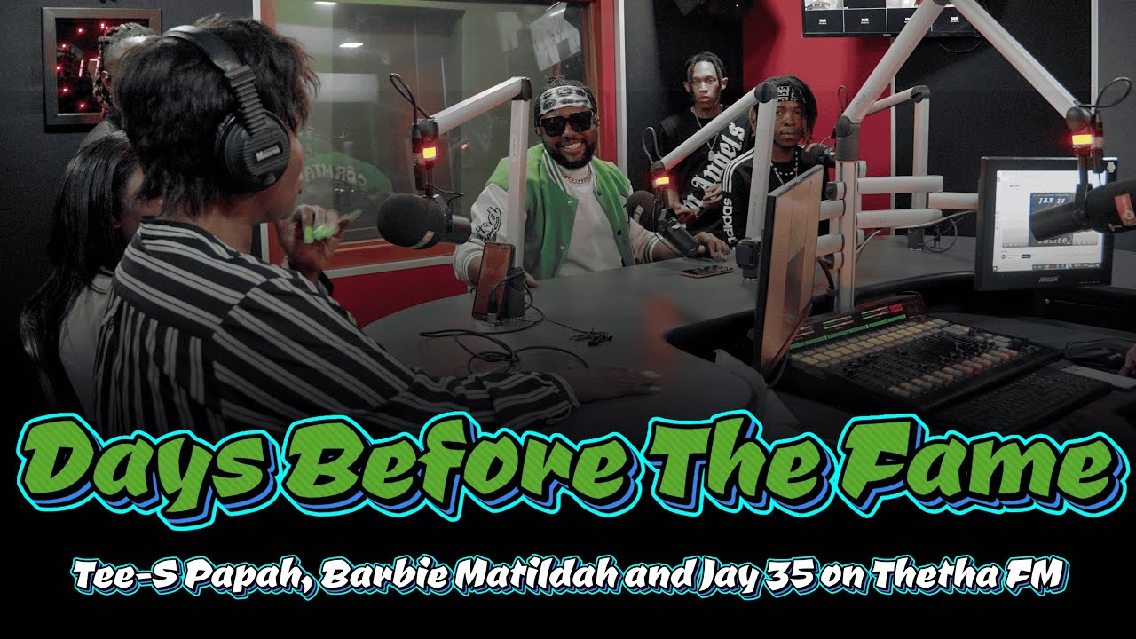 Days Before the Fame: Tee-S Papah, Barbie Matildah and Jay 35 on Thetha FM - YouTube