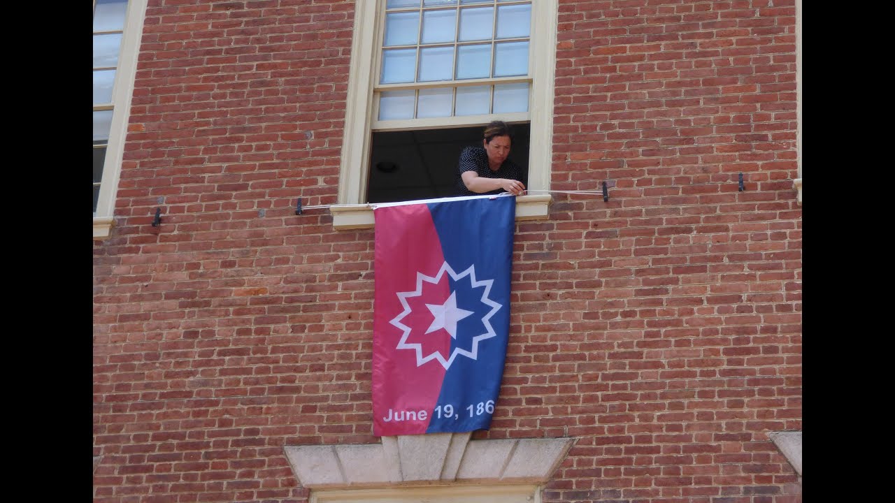 Juneteenth Flag Raising Held at Lancaster City Welcome Center - YouTube