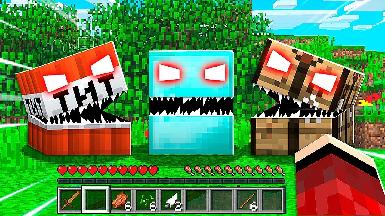 WHAT IF BLOCKS CAME TO LIFE IN MINECRAFT?! - YouTube