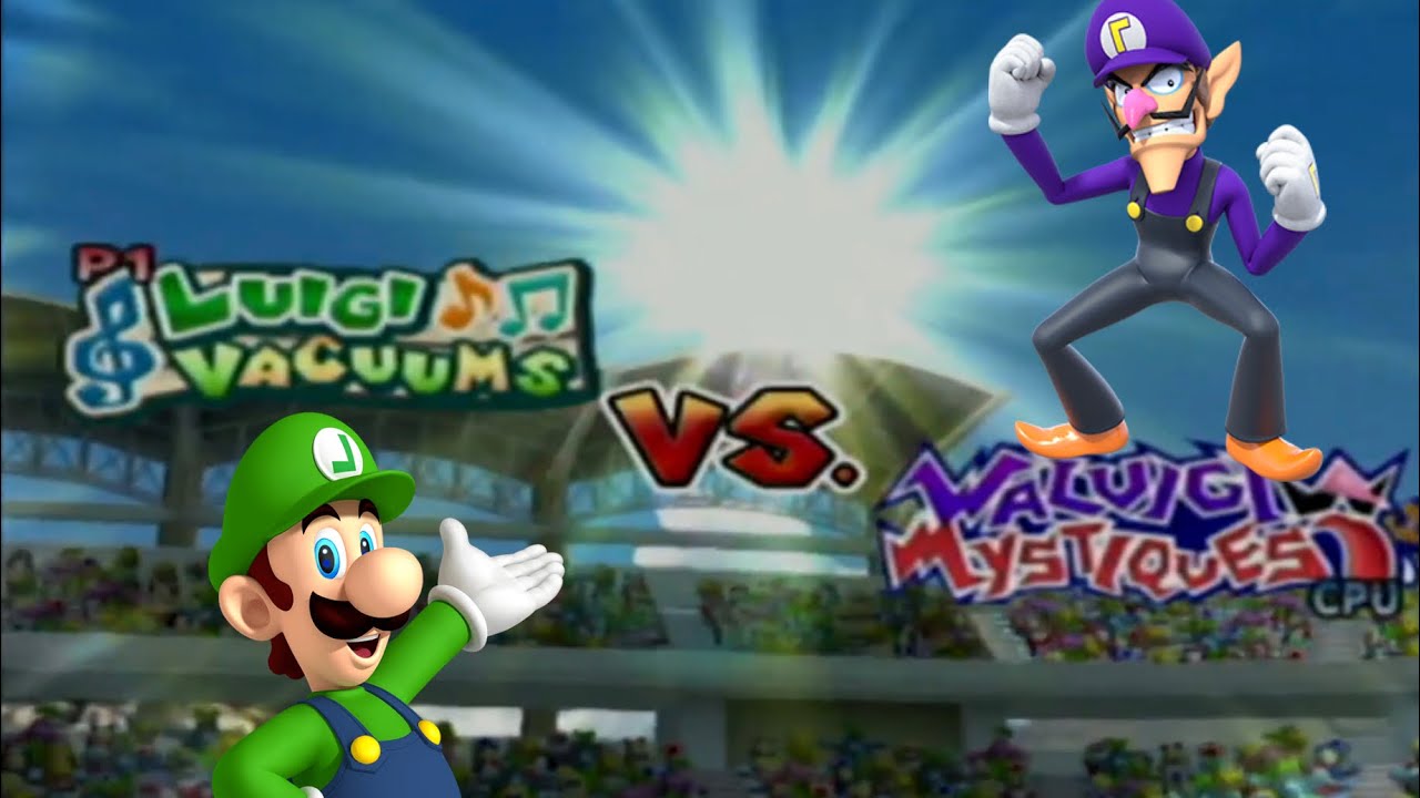 Mario Superstar Baseball - Exhibition Match - Luigi vs Waluigi - YouTube