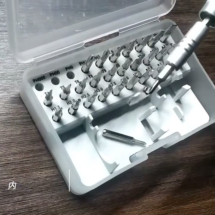 Juego de destornilladores magnéticos 32 en 1 - YouTube