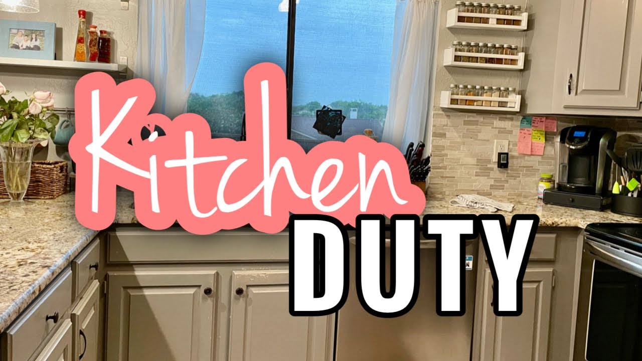 KITCHEN DUTY | 2024 CLEAN WITH ME | NEVER NOT CLEANING - YouTube
