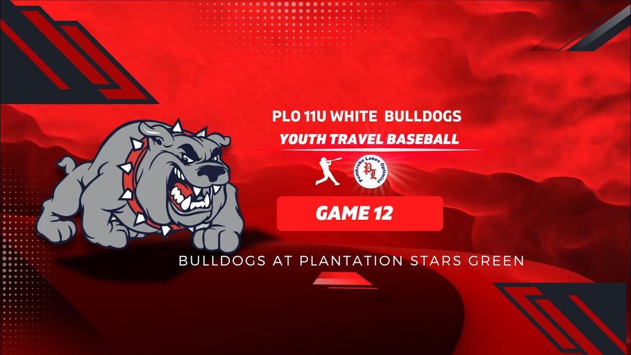 PLO 11U Bulldogs Fall Season 2022 Game 12 VS Plantation Stars Green ...