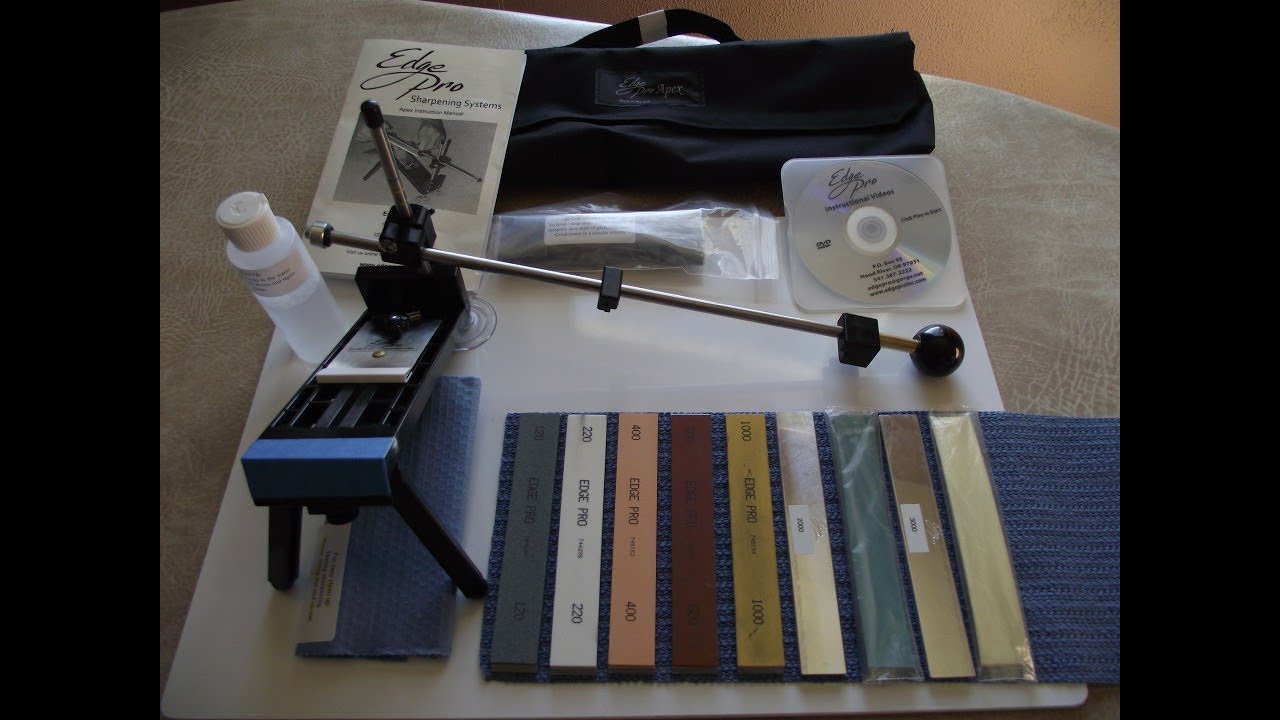 Knife Sharpening with Edge Pro - YouTube