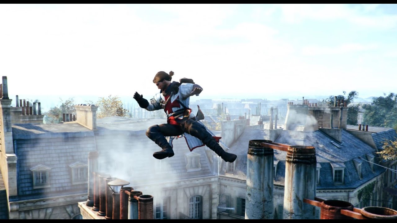 Assassin's creed Unity satisfying parkour -Templar outfit - Max ...