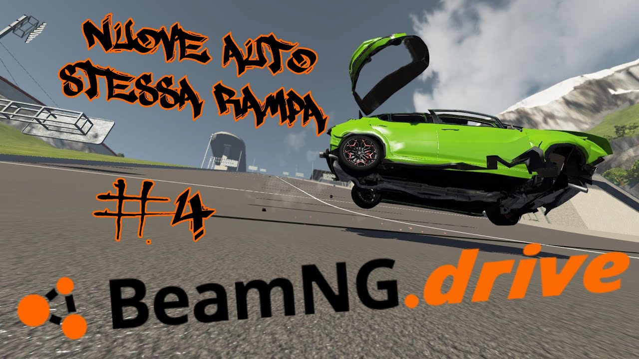 Facciamo volare le nuove auto - BeamNG ITA #4 - YouTube