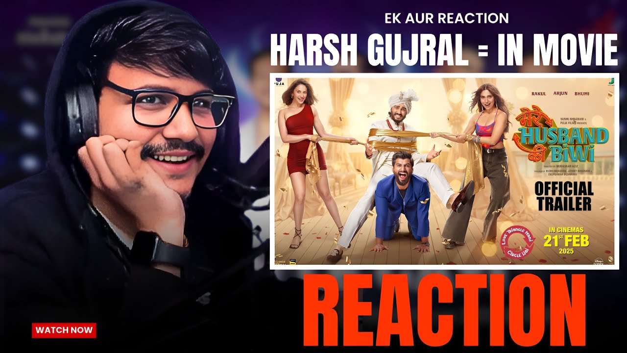 Mere Husband Ki Wife Trailer Reaction 😲 Harsh G ' Bhumi'Rakul ' Arjun ...