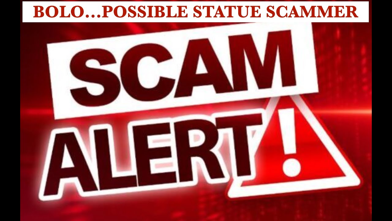SCAM ALERT!!! BOLO for POSSIBLE Scammer - YouTube