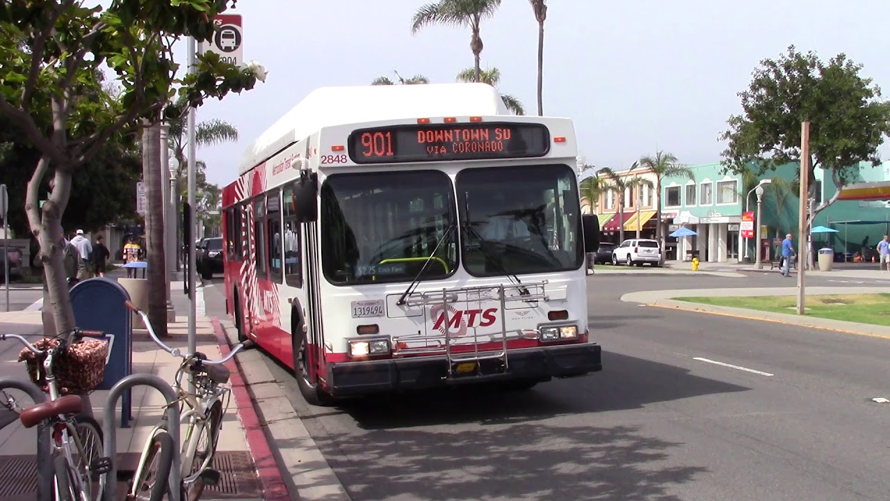 MTS Bus - New Flyer C40LF Route 901 #2848 - YouTube