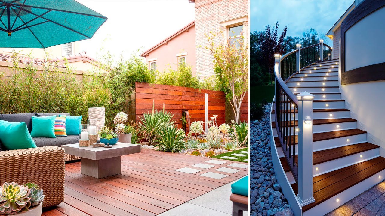 100+ Modern Backyard Deck Design Ideas: Small Budget 2024 - YouTube
