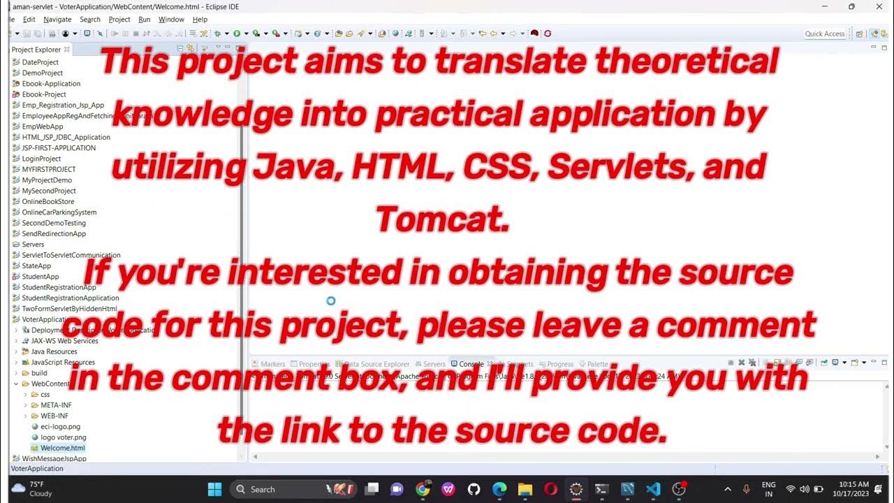 Voting Application in Java | java project for Beginners | With source code - YouTube