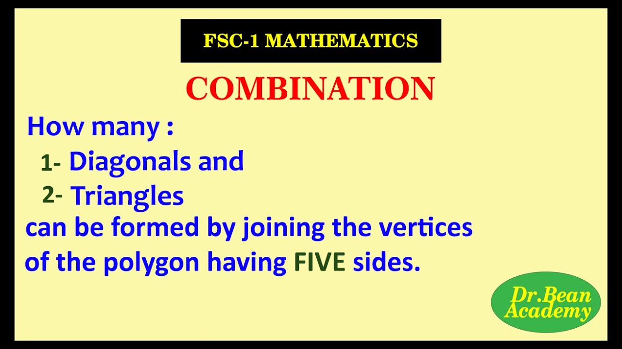 FSC-1 Mathematics PERMUTATION and COMBINATION-joining vertices of ...