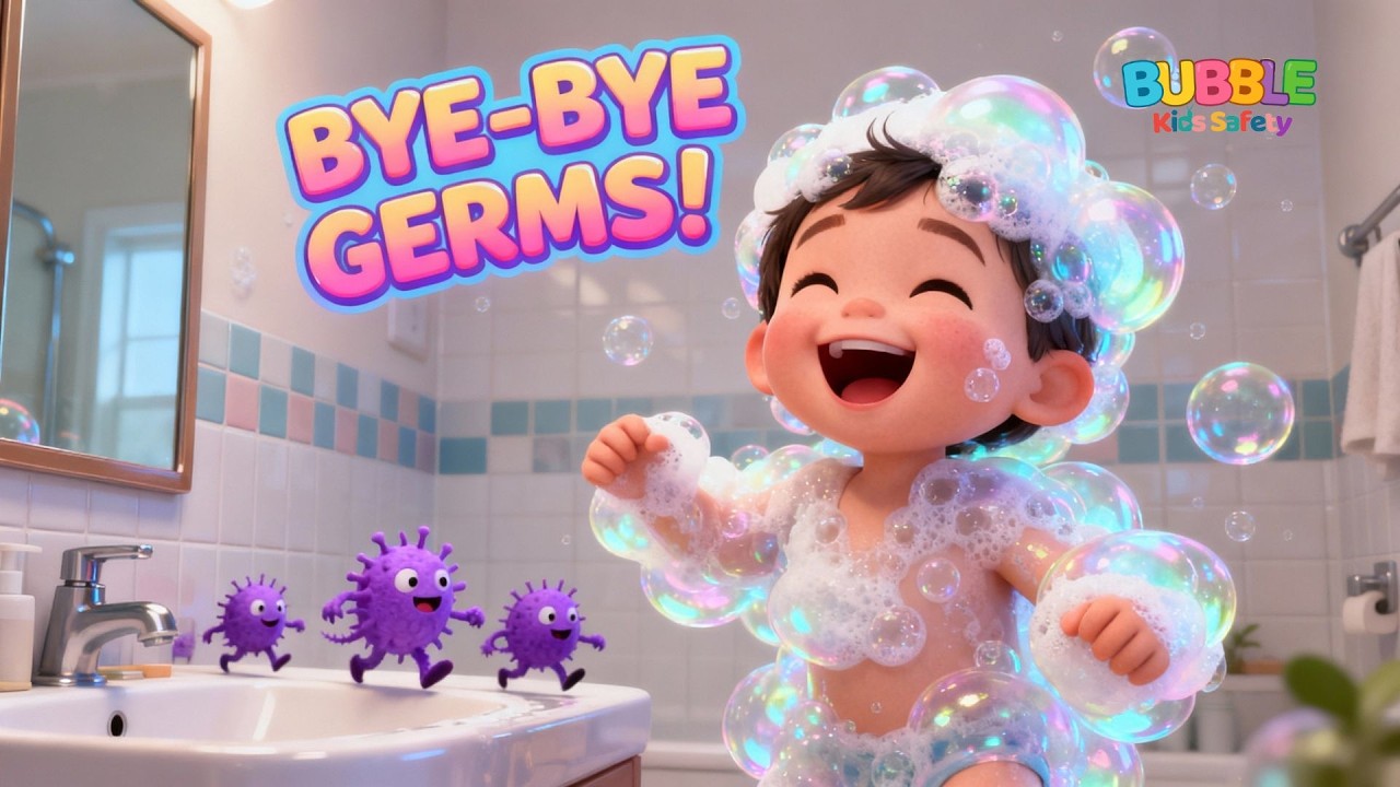 **BYE-BYE GERMS! 🧼 Wash Your Hands Song - YouTube