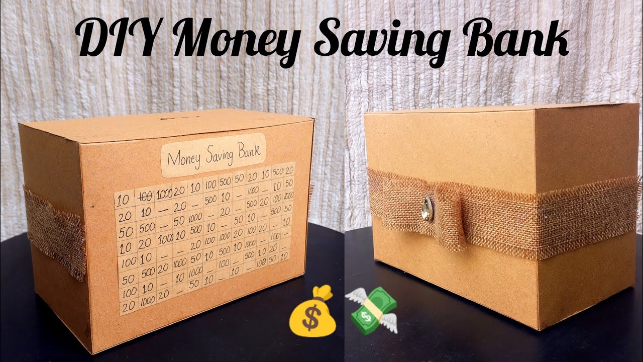 DIY Money Saving Bank | Money Saving Challenge | Interesting Money ...
