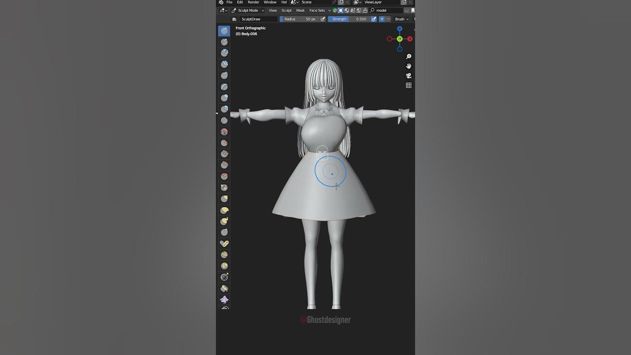 Blender Sculpting Trick: Sculpt Multiple Objects Without Joining! (Alt + Q Shortcut) - YouTube