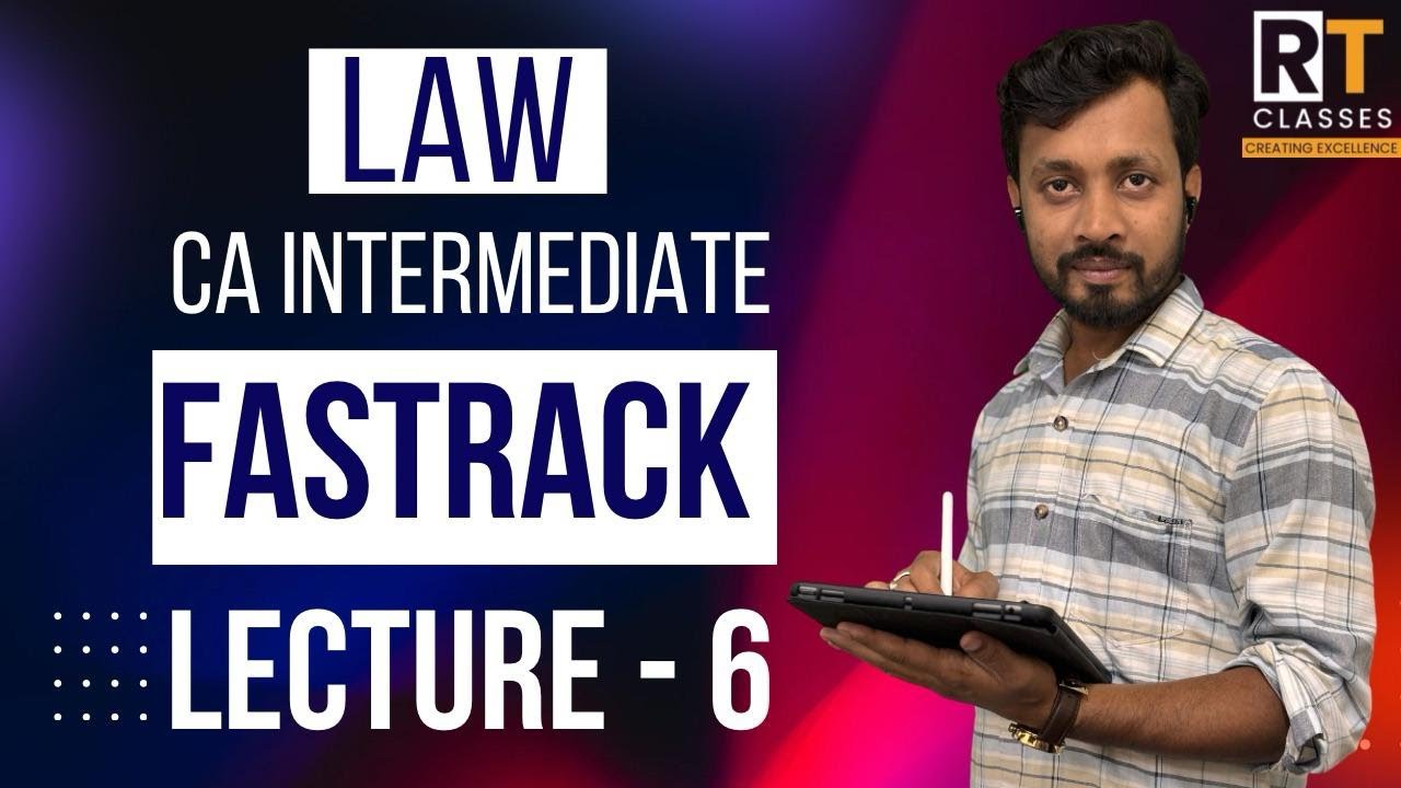 CA Intermediate Law Fast Track | Lecture 6 | May 25 | Incorporation of ...