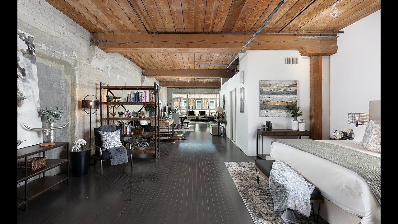 Barker Block Lofts | 530 S Hewitt Street, Unit 432 - FOR SALE - YouTube