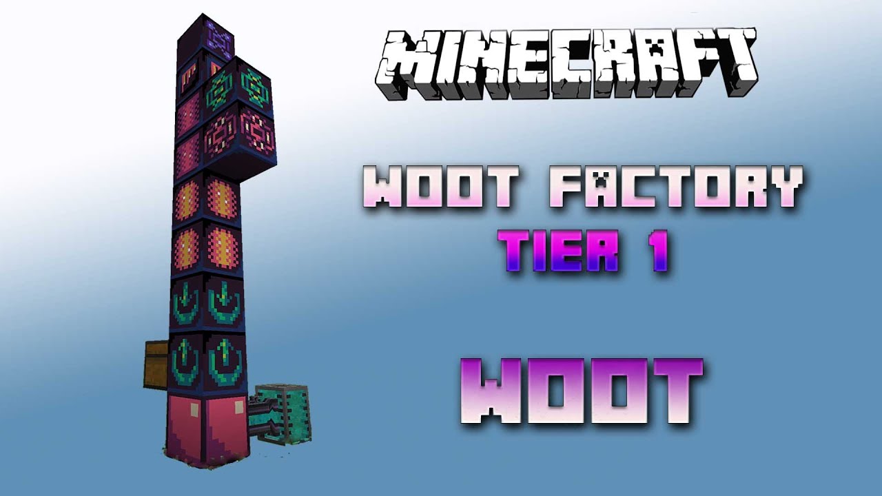 Woot Factory Tier 1 💠 Mob Shard 💠 Minecraft Woot Tutorial 💠 Deutsch ...