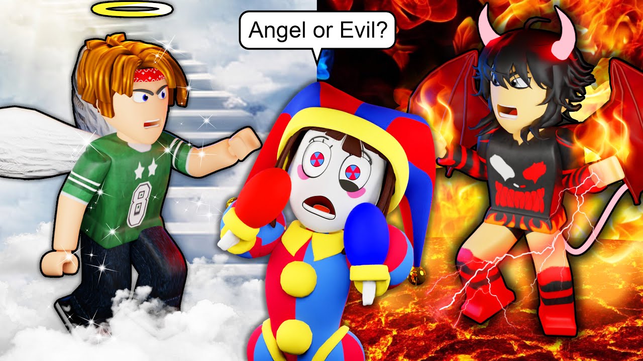 Axol x Alex Skrindo - You | ♪ Roblox Song ♪ - Angel vs Demon x Pomni ...