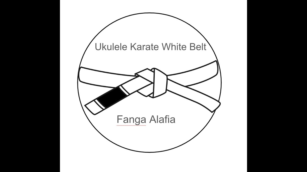 Fanga Alafia Ukulele Karate White Belt 1 - YouTube