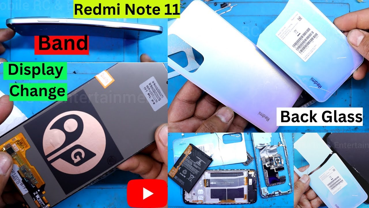 How to Replace Display Redmi Note 11 | Xiaomi Note 11 Display Change ...