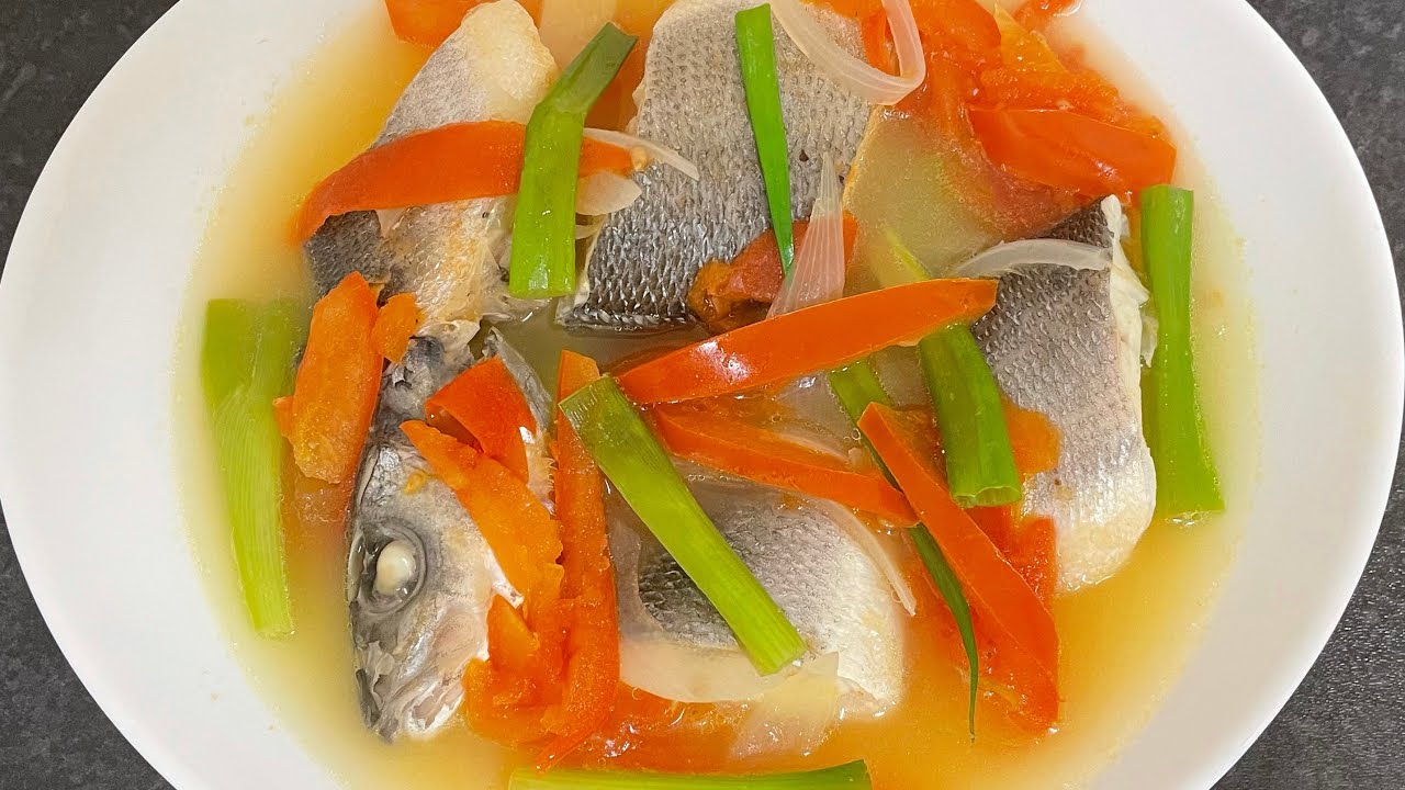 Kinamatisang Isda||Sea bass in Tomatoes||Simple and Easy Fish Recipe ...