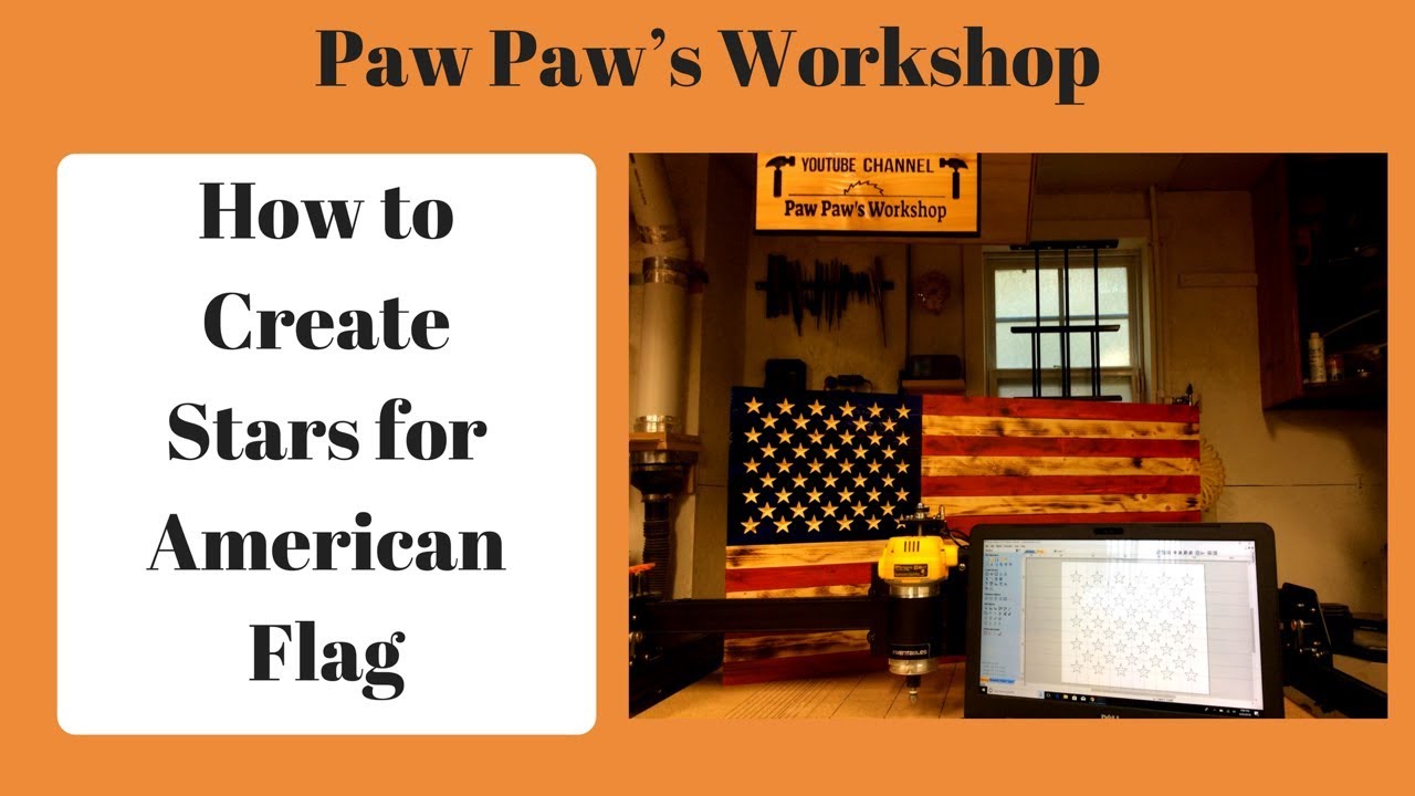 How to Design Stars for American Flag - YouTube