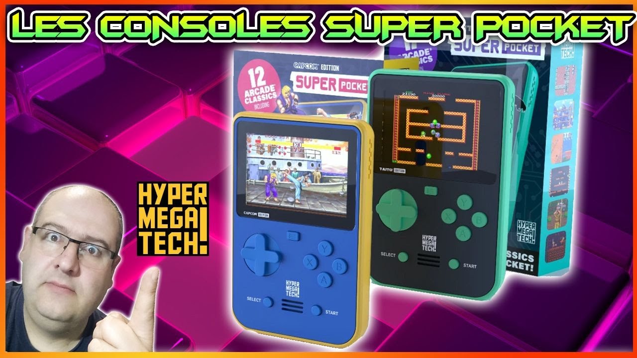 Les consoles super pocket Taito et Capcom - YouTube