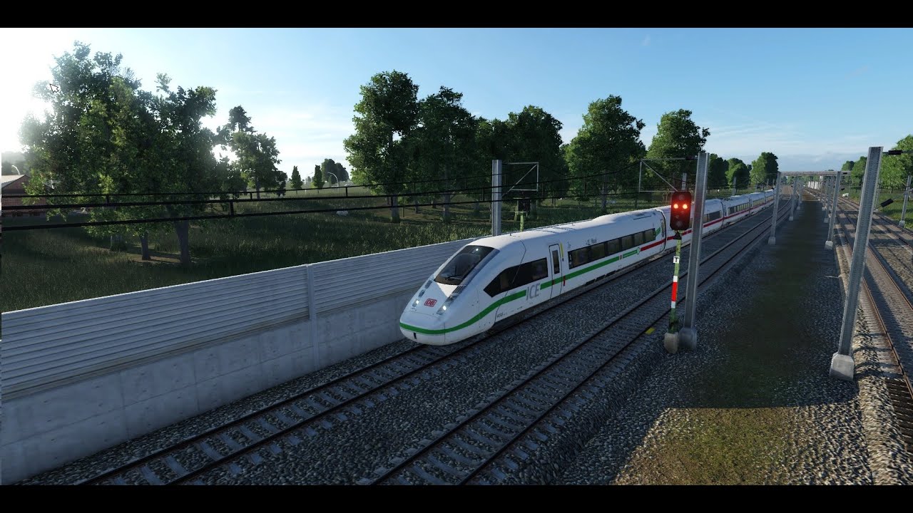 Transport Fever 2 ICE 4 |Cab View - Mitfahrt | High Speed Track Layout ...