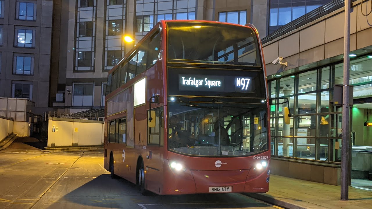 *FAST DRIVER* Tower Transit Route N97 Journey | Alexander Dennis ...