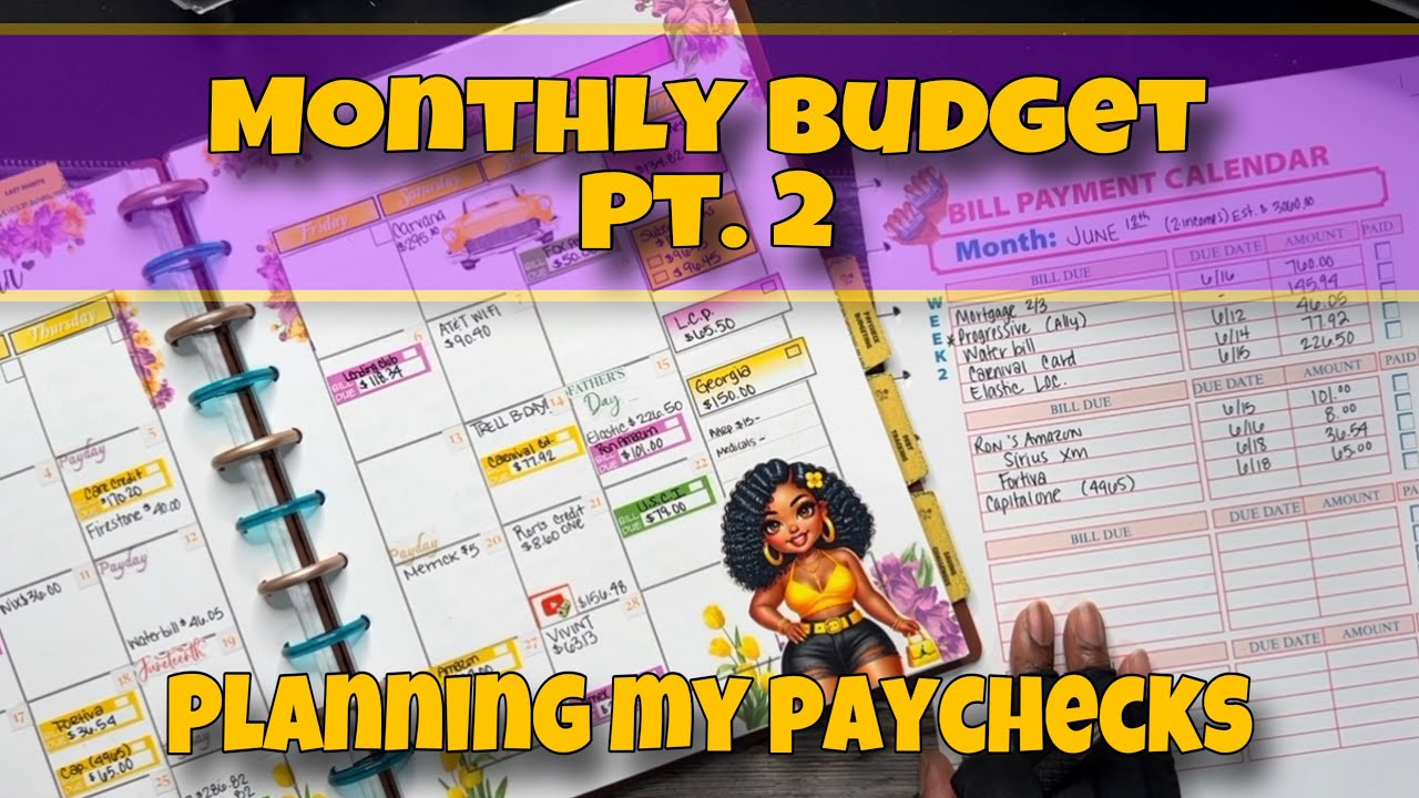 June Budget pt. 2 | How I do a monthly budget| Budget Community - YouTube