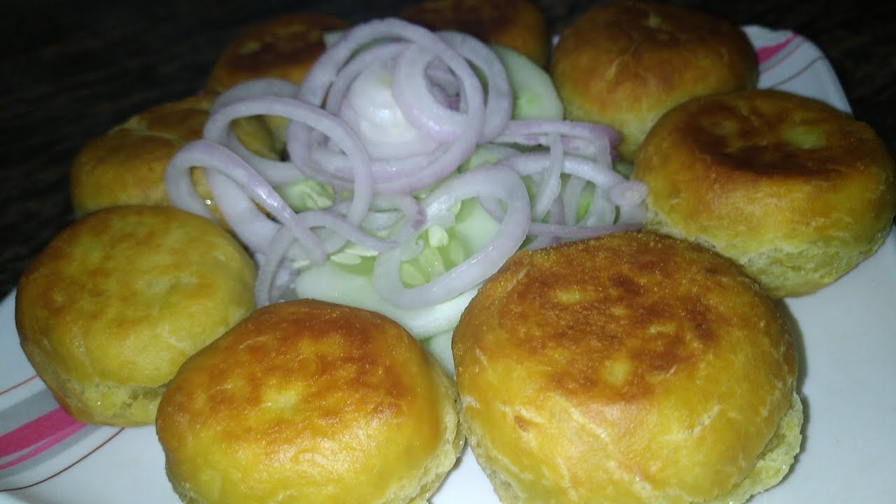 Vegetable fried bun - YouTube