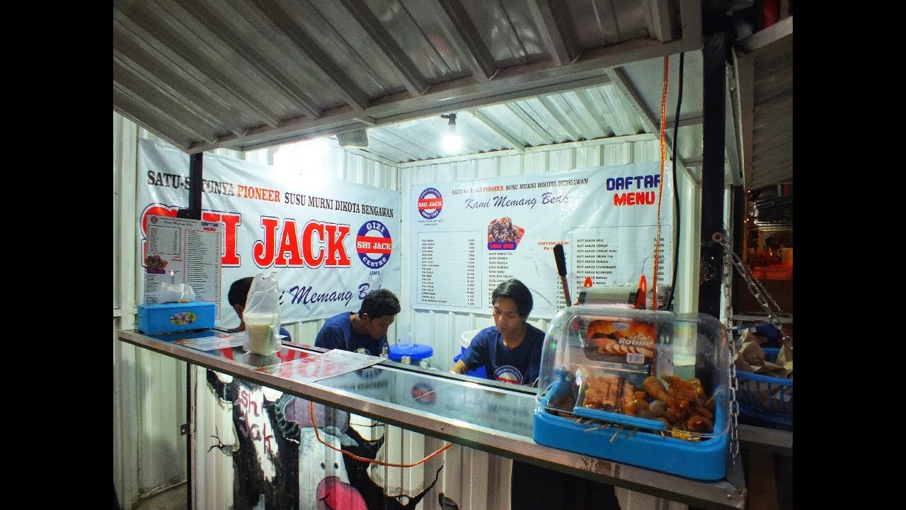 Kuliner Enak Warung Susu Shi Jack Solo Depan Kampus UMS - YouTube