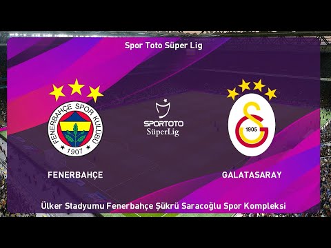 PES 2020 TÜRKÇE SPİKER - FENERBAHÇE GALATASARAY DERBİ MAÇI - HASTANEYE YATMADAN ÖNCE SON VİDEO