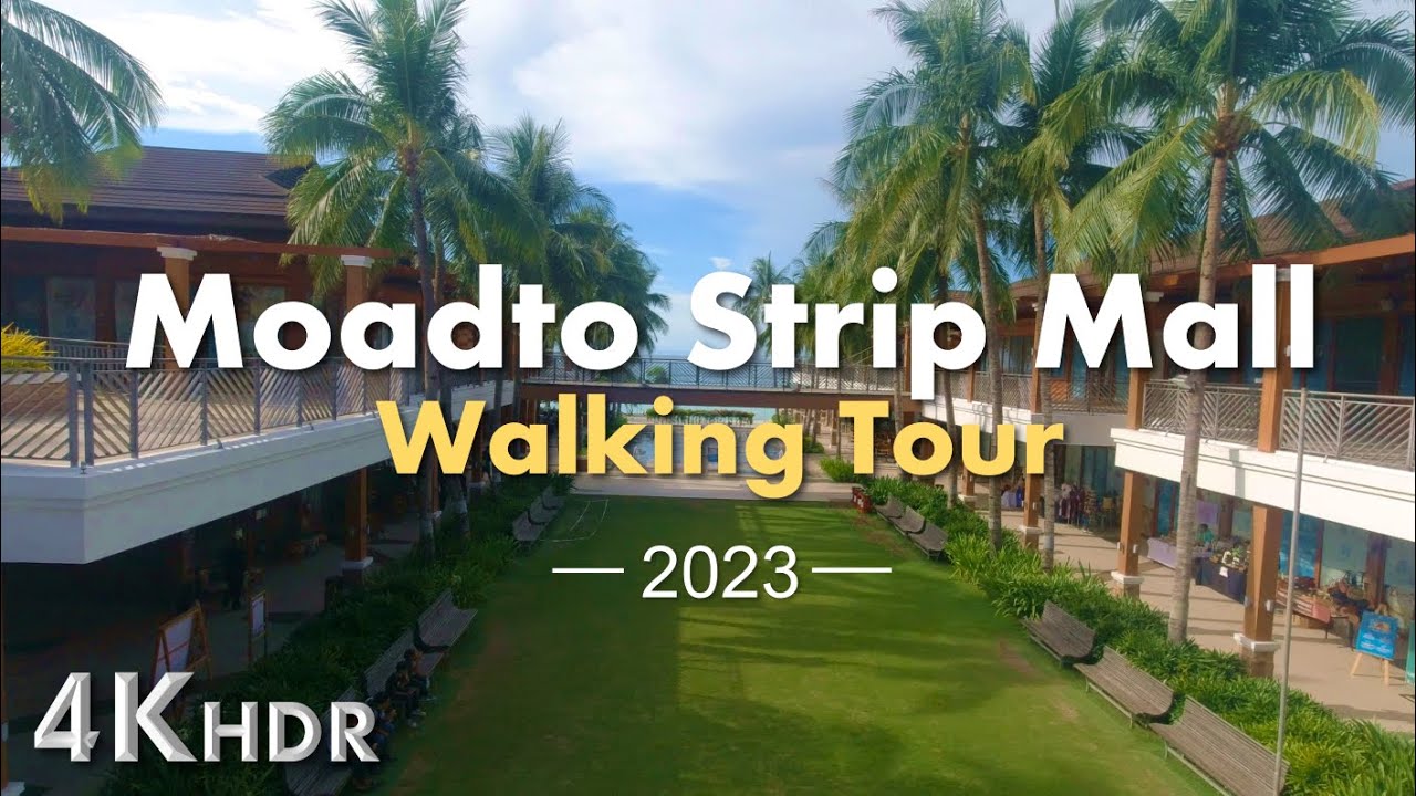 Moadto Strip Mall walking tour | Doljo beach PANGLAO BOHOL 🇵🇭 - YouTube