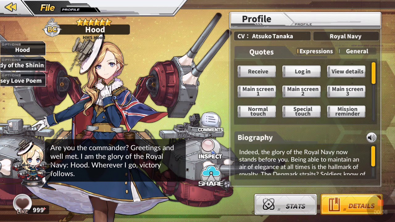 Hood All Voice - AZUR LANE - YouTube