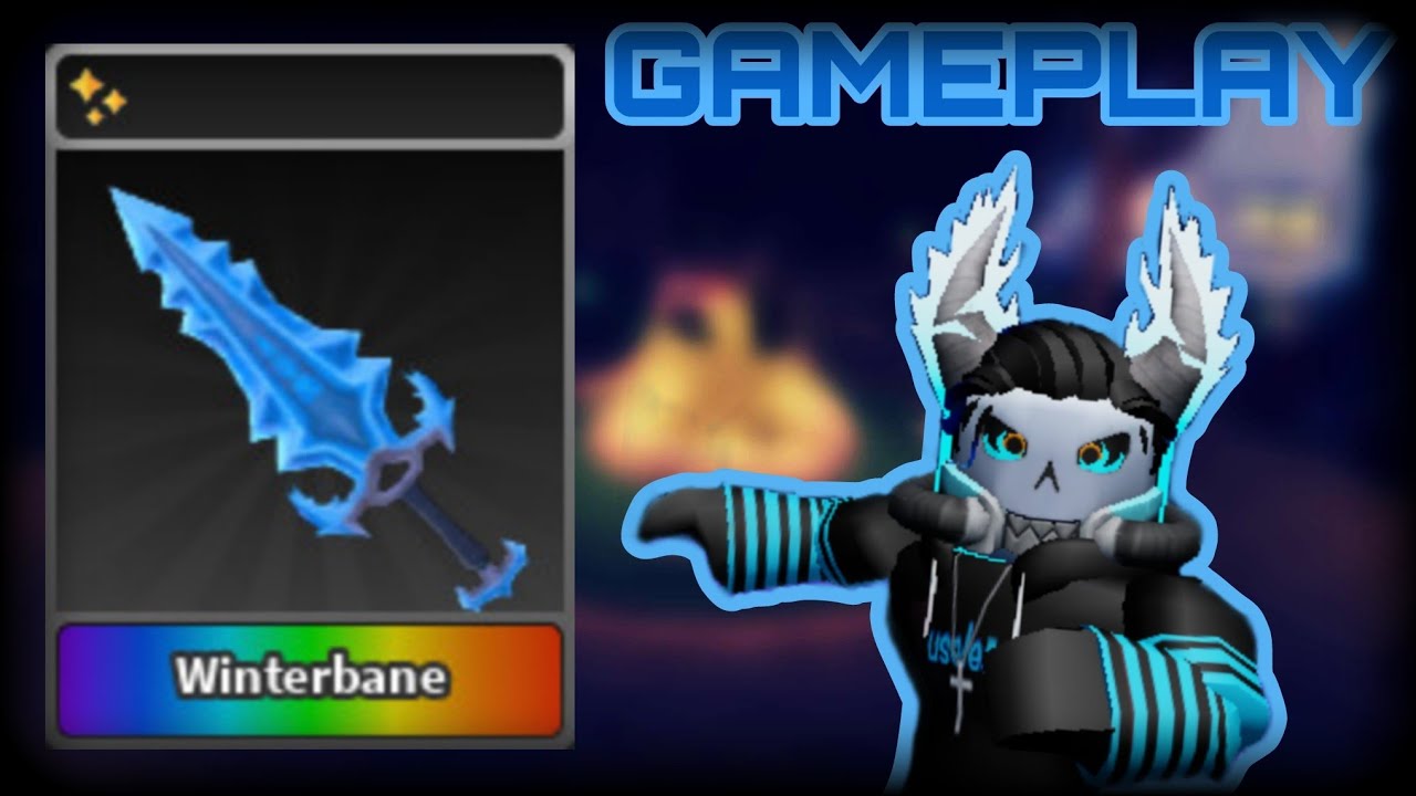 Winterbane Knife Gameplay ️🔪 | Roblox Survive the Killer - YouTube