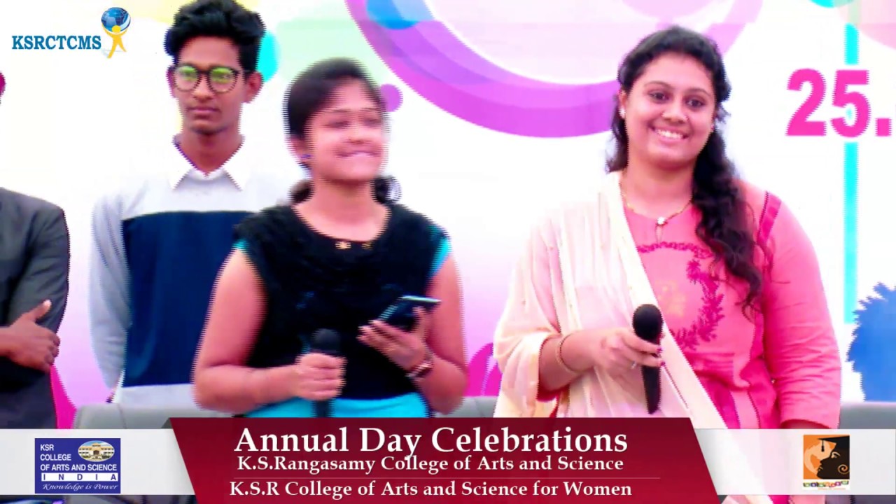 KSRCAS & KSRCASW Annual Day Celebration 2019 - YouTube