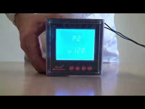 Acrel Electric | PZ72L-DE Panel DC Power Meter with LCD Display - YouTube