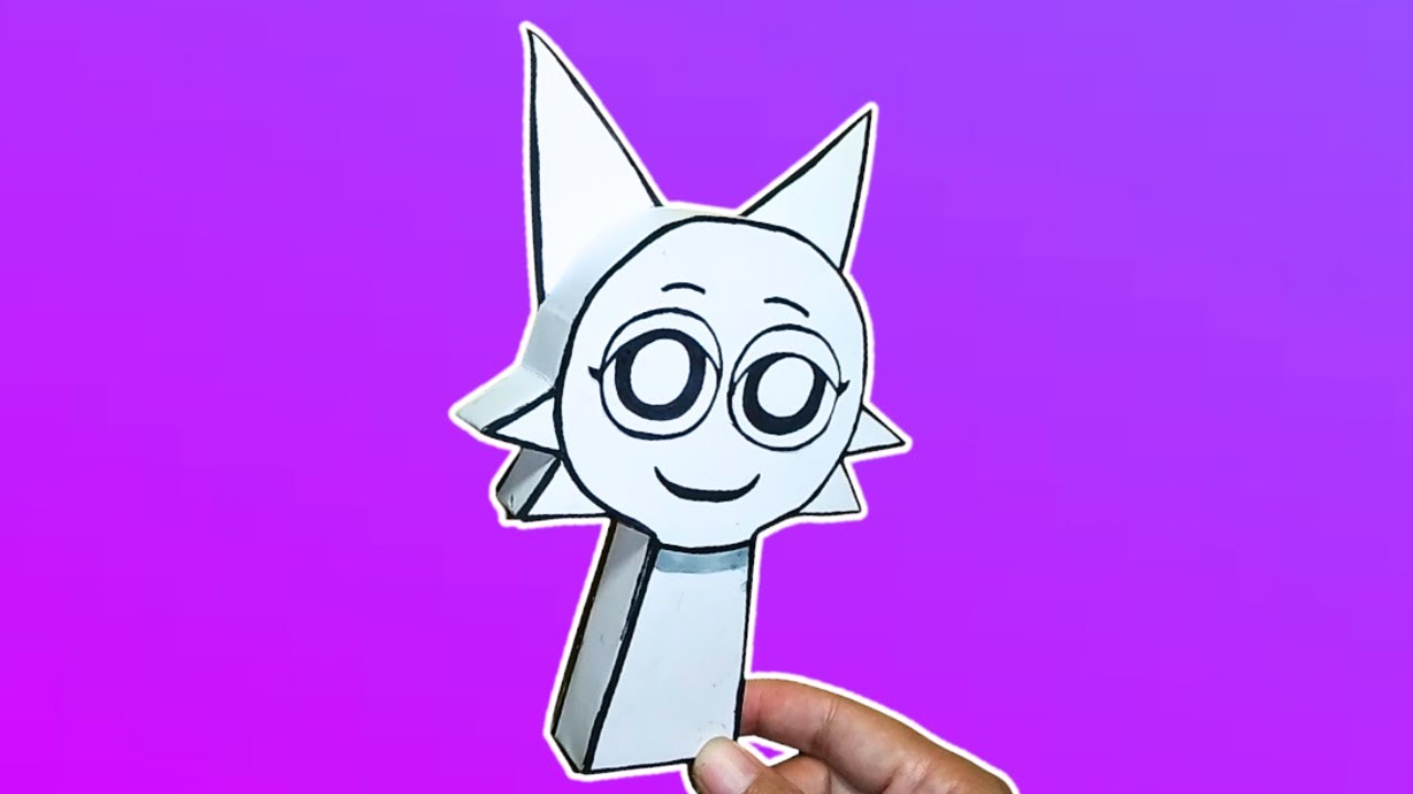 Incredibox Sprunki Wenda (white) || Paper Craft - YouTube