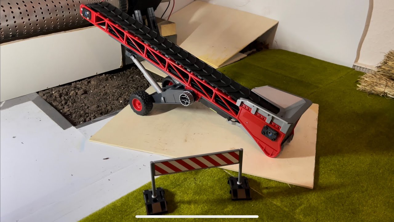 Bruder rc conversion conveyor belt for indoor rc construction parcour ...