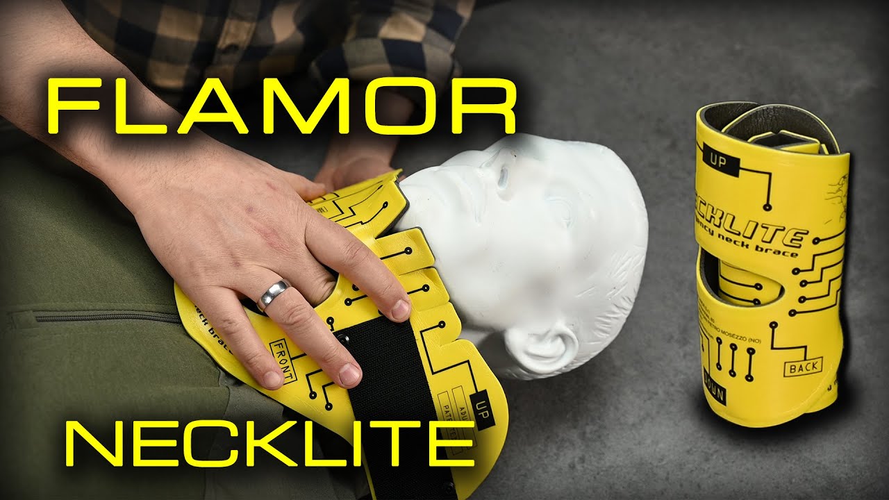 FLAMOR NECKLITE - HWS-STÜTZKRAGEN | IMMOBILISATIONSKRAGEN - YouTube