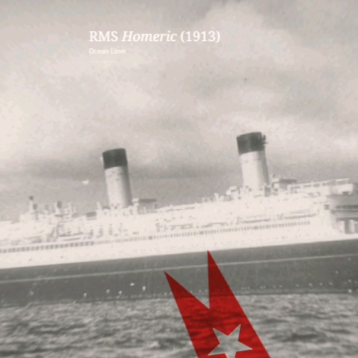 RMS Homeric edit #recommended #ship #fypシ #ships #oceanliner # ...