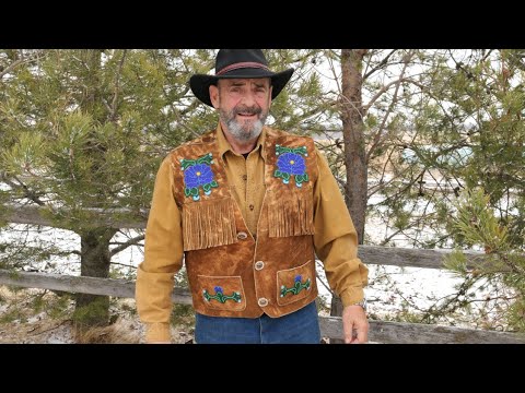 Beaded & Brain Tanned Elk Vest - YouTube