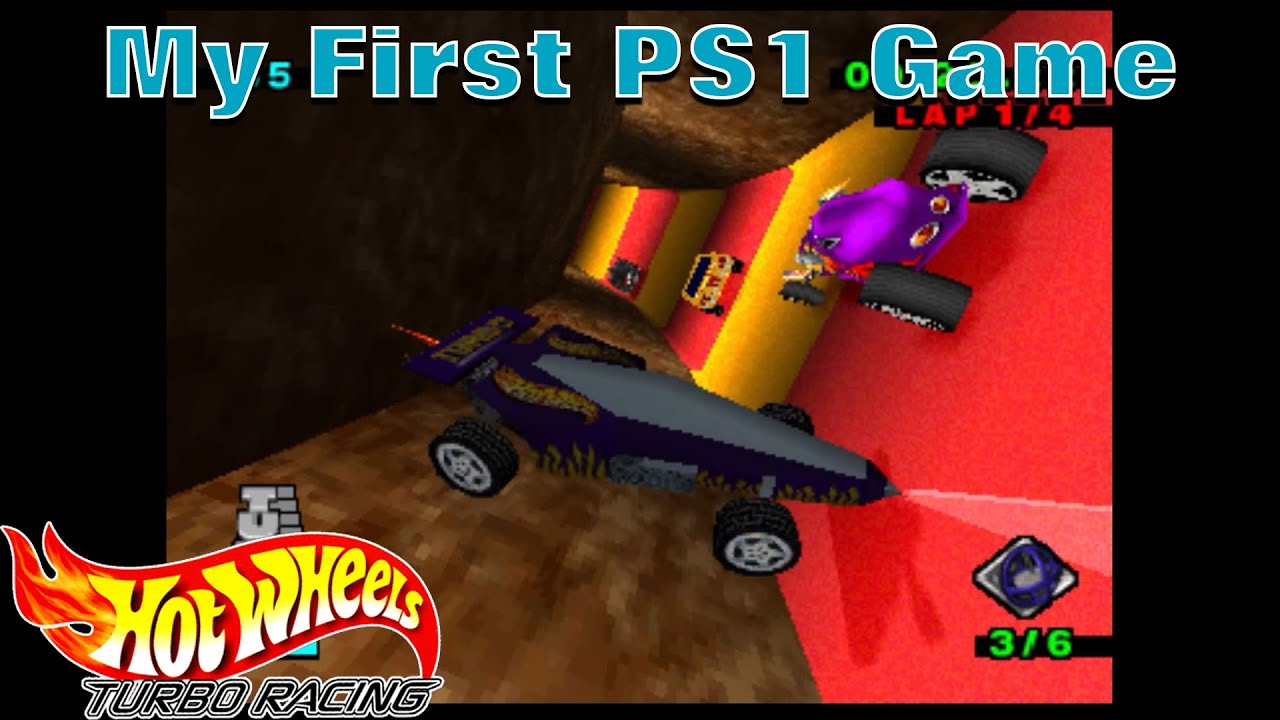 My First PS1 game - Hot Wheels Turbo Racing - YouTube